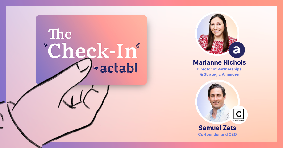 Actabl + Craftable: Hospitality Software Partnership