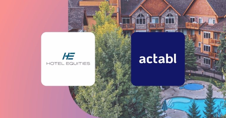 Hotel Equities Invests in Actabl to Scale with Purpose
