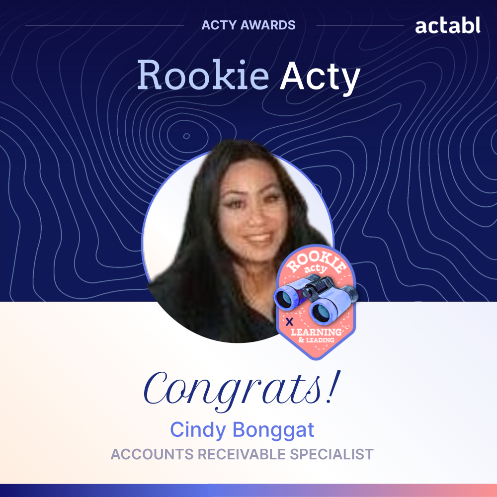 Celebrating Our Q2 Acty Winners - Actabl