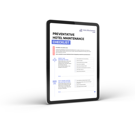 Guest Room Deep Clean Checklist - Actabl